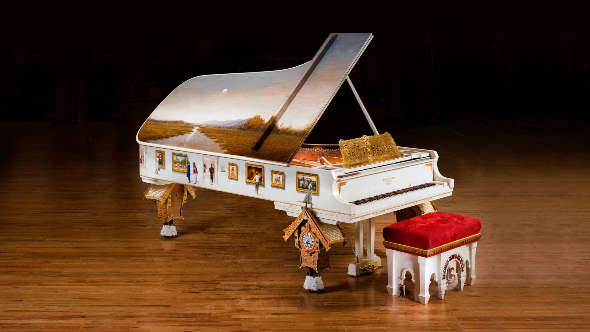 Breathtaking Art Case Piano