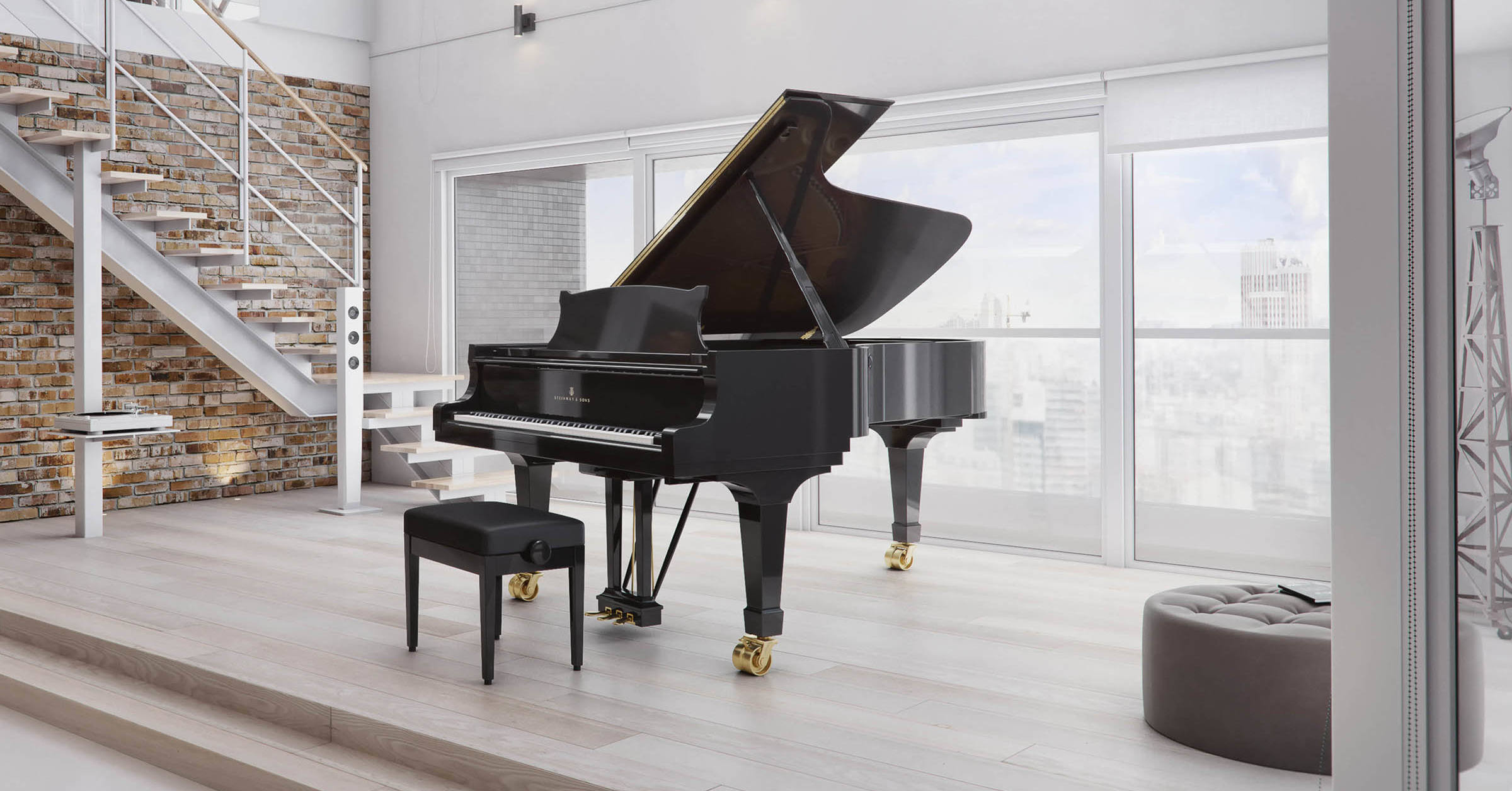 Steinway & Sons Grand Piano C-227 - The Piano Details